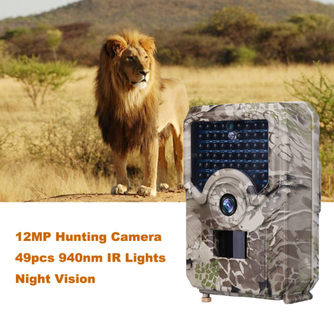 PR200 Hunter Trail Camera 15M PIR Distance Hunter Trail Camera SD Card ...
